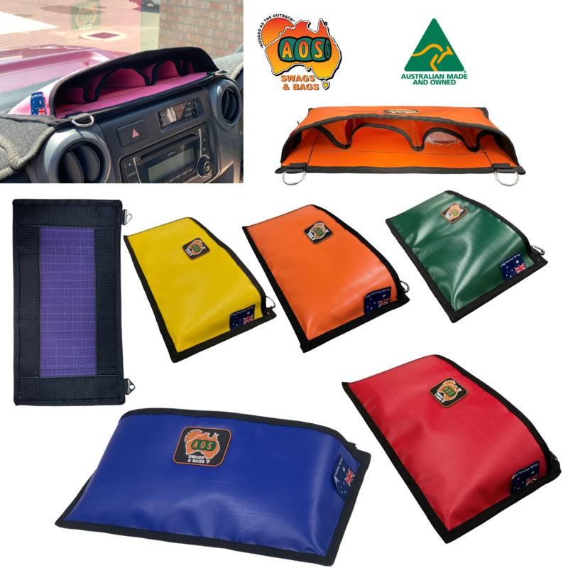 AOS 4WD Marine Australian Made PVC Dashboard storage Organiser 5 ...