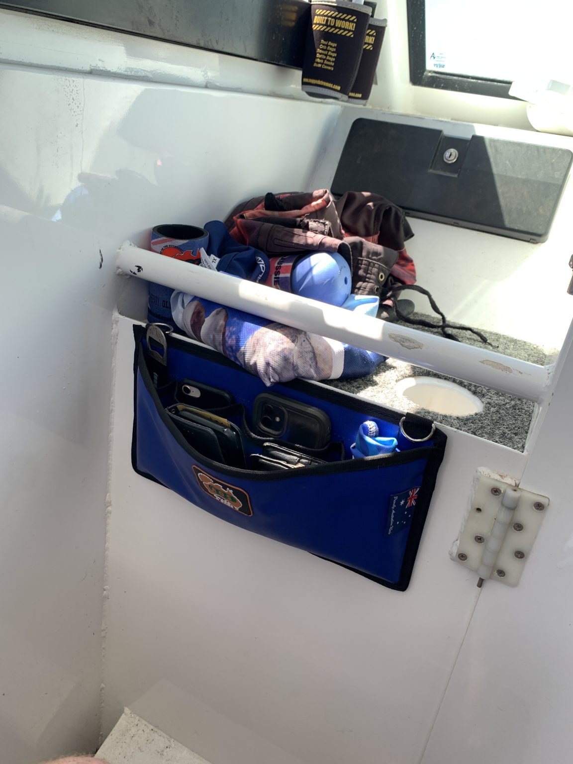 AOS 4WD Marine Australian Made PVC Dashboard storage Organiser 6 ...