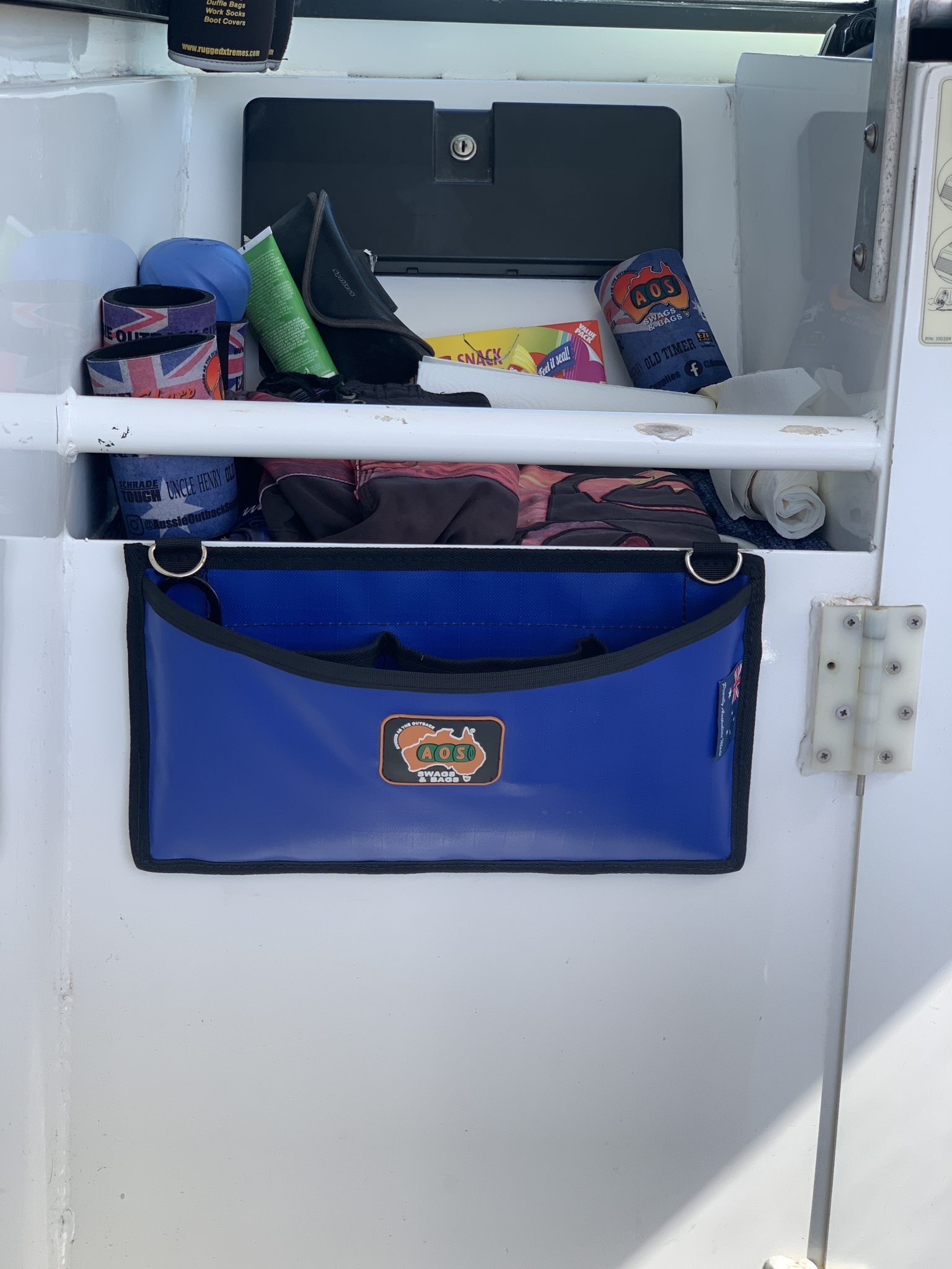 AOS 4WD Marine Australian Made PVC Dashboard storage Organiser 6 ...