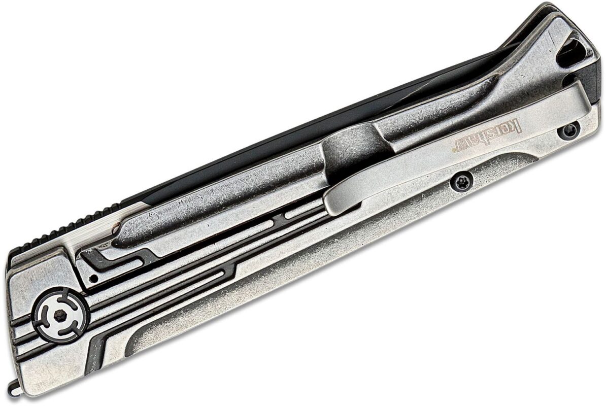 Clearance Kershaw 2060 Noventa 3 3 Folding Knife D2 Satin Drop