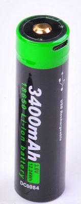 NEXTORCH 18650 RECHARGEABLE LITHIUM LI-ION BATTERY 3400 MAH, DIRECT ...