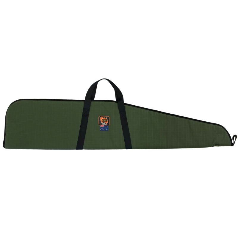 AOS Australian Made Old School Canvas Rifle Bag, Padded, Scoped Gun Bag ...